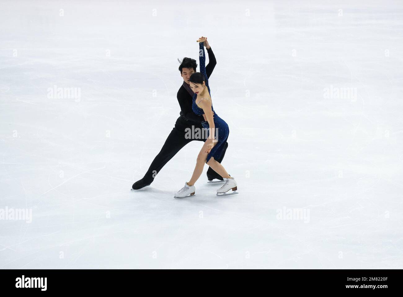 Hannah Lim and Ye Quan (KOR) perform during the Junior Ice Dance ...