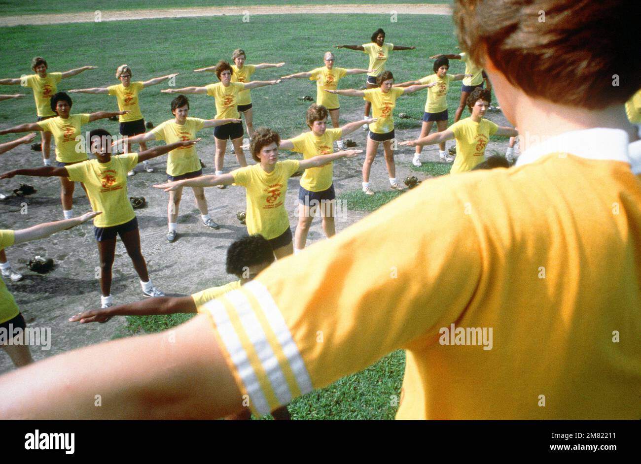 Recruits arrive for basic training at the Women Recruit Training ...