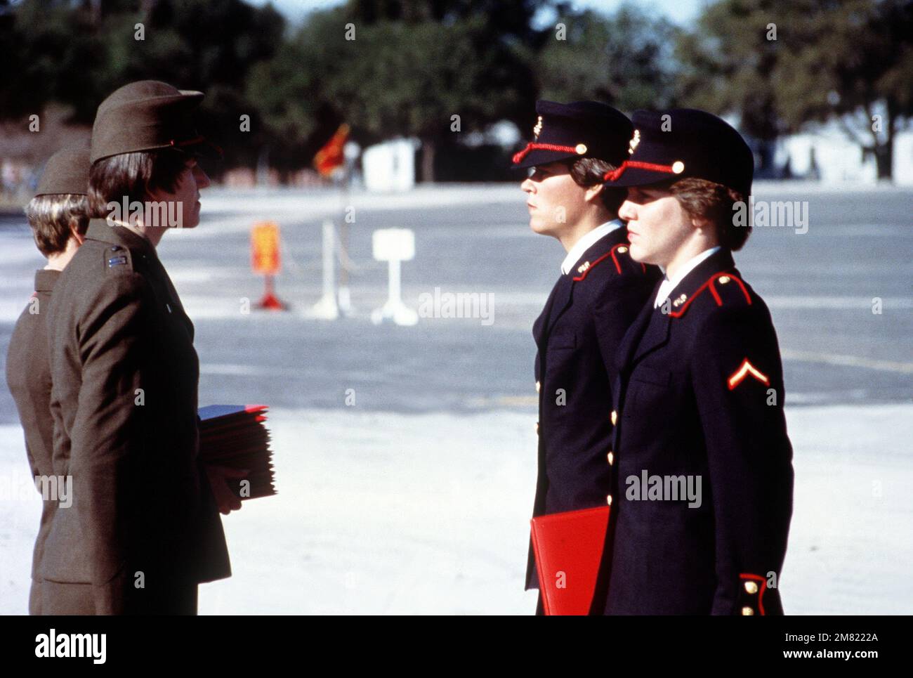 Recruits from the Woman Recruit Training Command graduate from basic ...