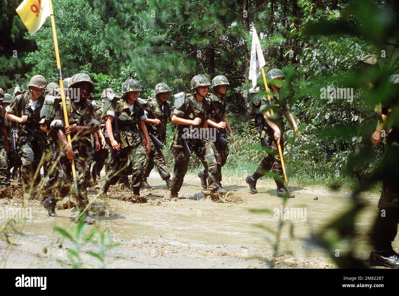 Fully-equipped recruits from the Woman Recruit Training Command march ...