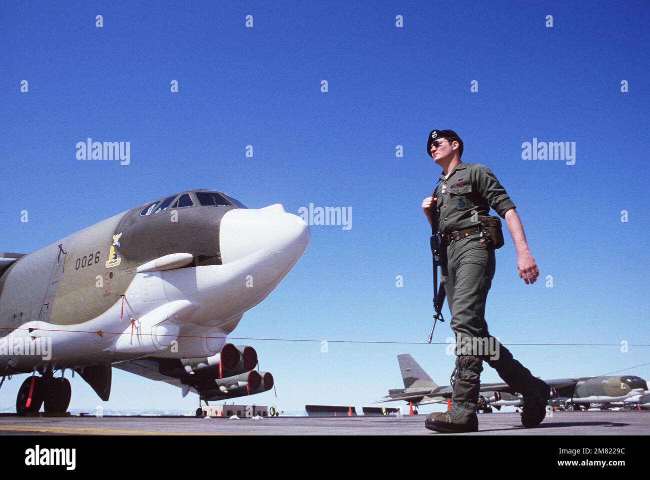 AIRMAN 1ST Class William Haase of the 44th Security Police Squadron ...