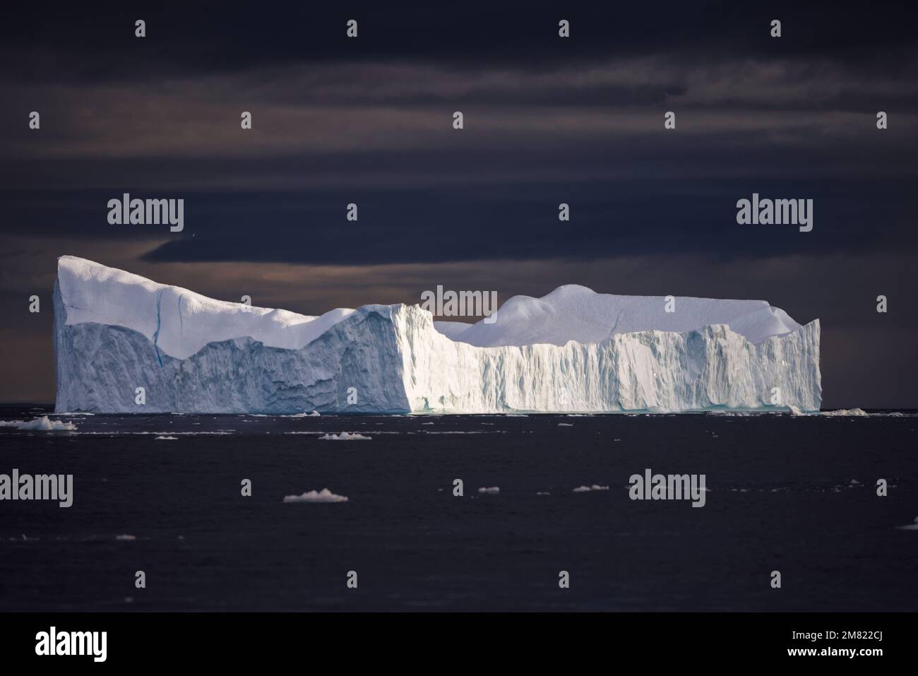 big icebergs floating over sea Stock Photo - Alamy