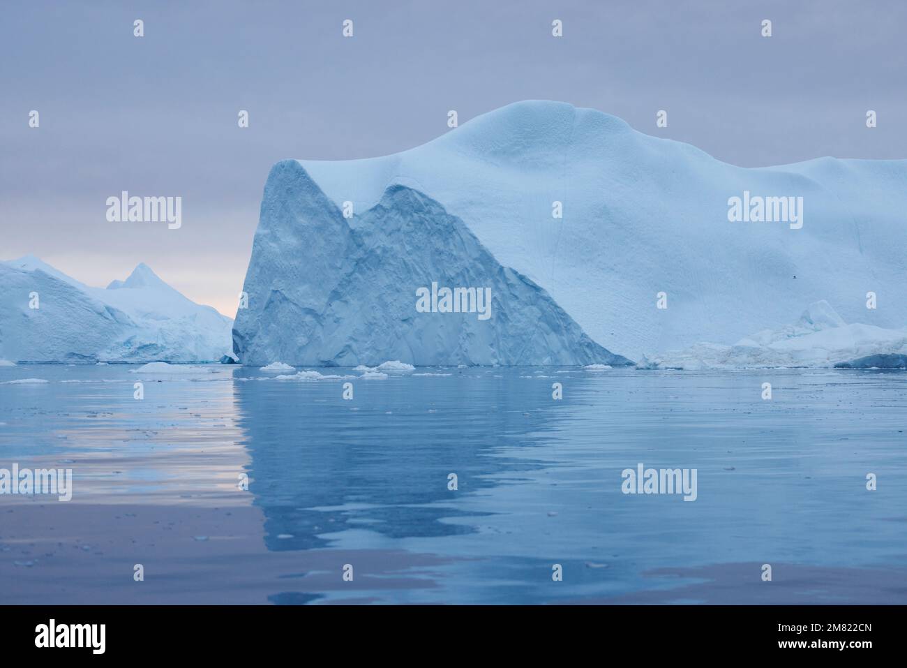 big icebergs floating over sea Stock Photo - Alamy