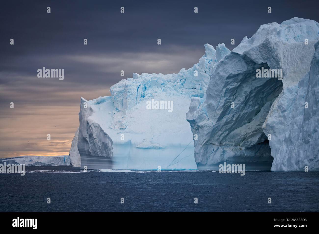 big icebergs floating over sea Stock Photo - Alamy