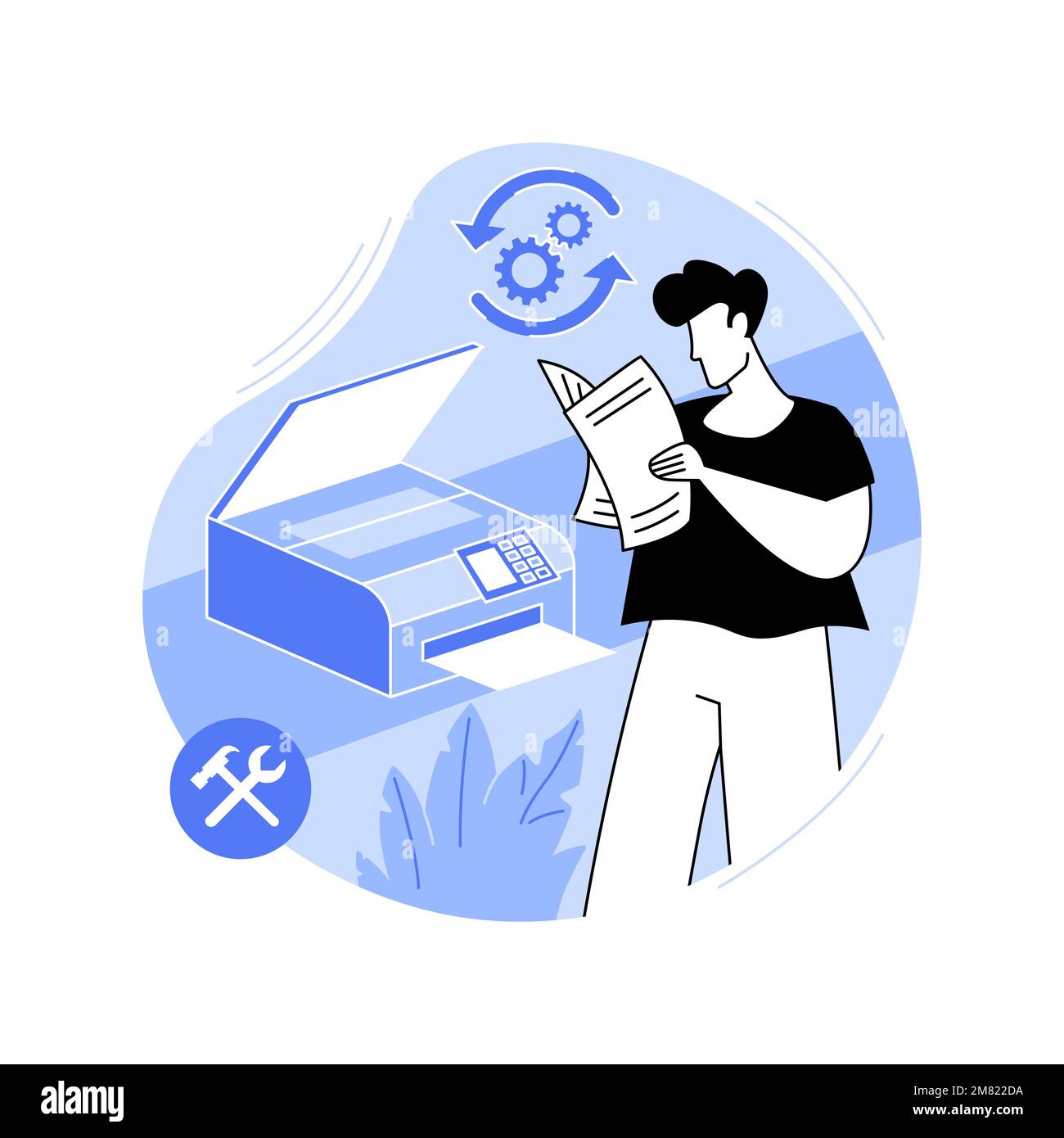 Printer cartridge repair Cut Out Stock Images & Pictures - Alamy