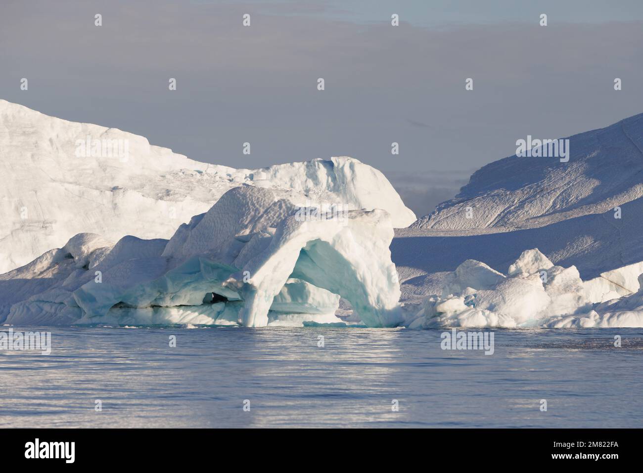 big icebergs floating over sea Stock Photo - Alamy