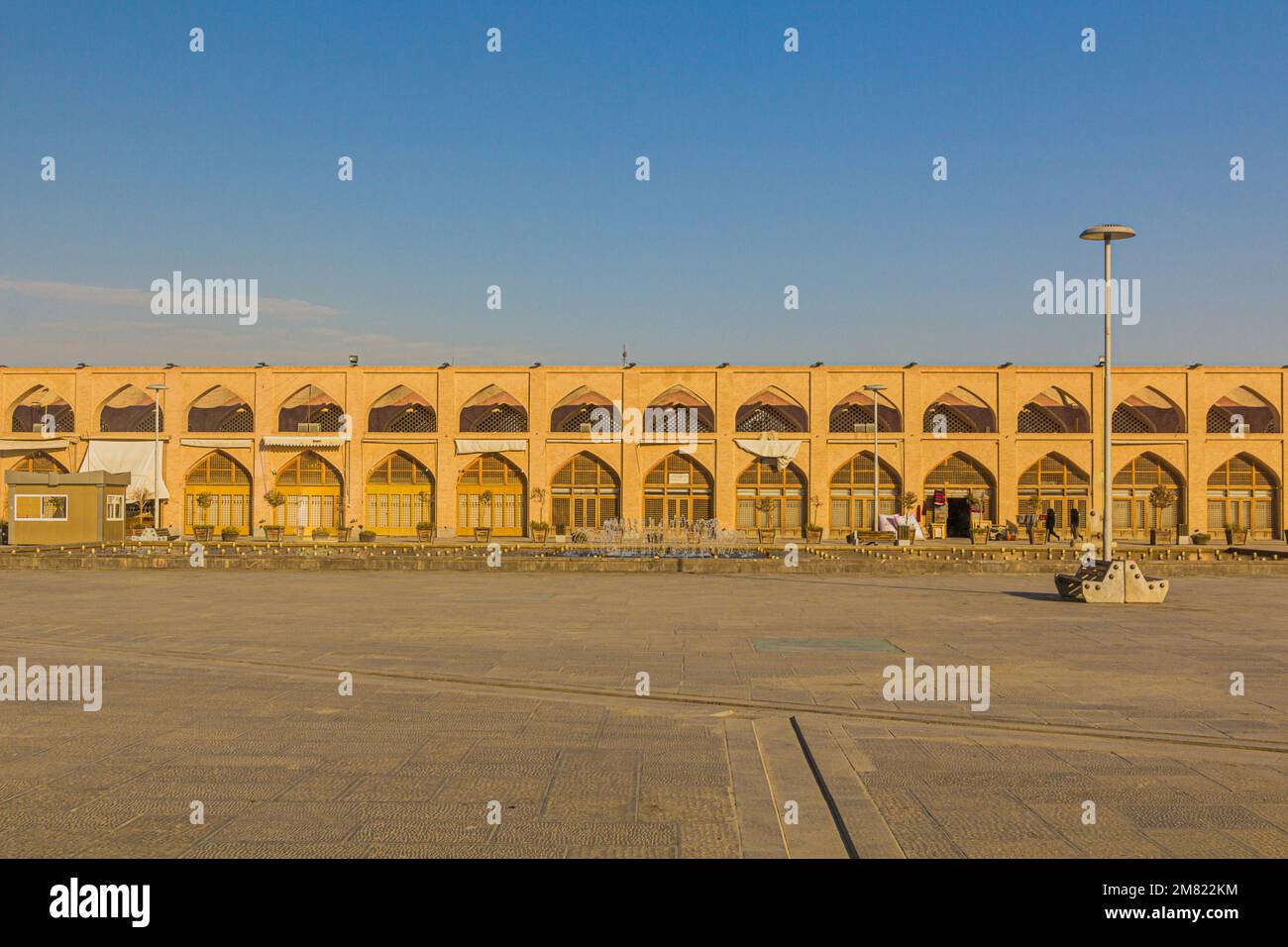 Archways along Imam Ali square in Isfahan, Iran Stock Photo - Alamy