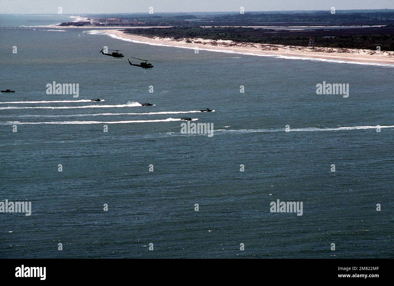 U.S. Marine Corps LVTP-7 tracked landing vehicles, personnel, approach ...