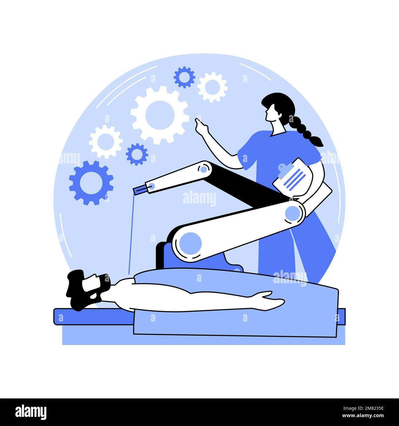 Surgical robot isolated cartoon vector illustrations Stock Vector Image & Art - Alamy