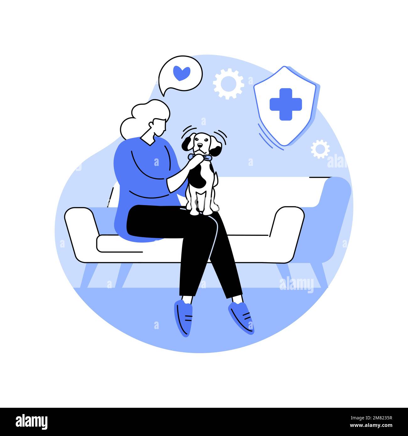 Therapeutic robot isolated cartoon vector illustrations Stock Vector ...