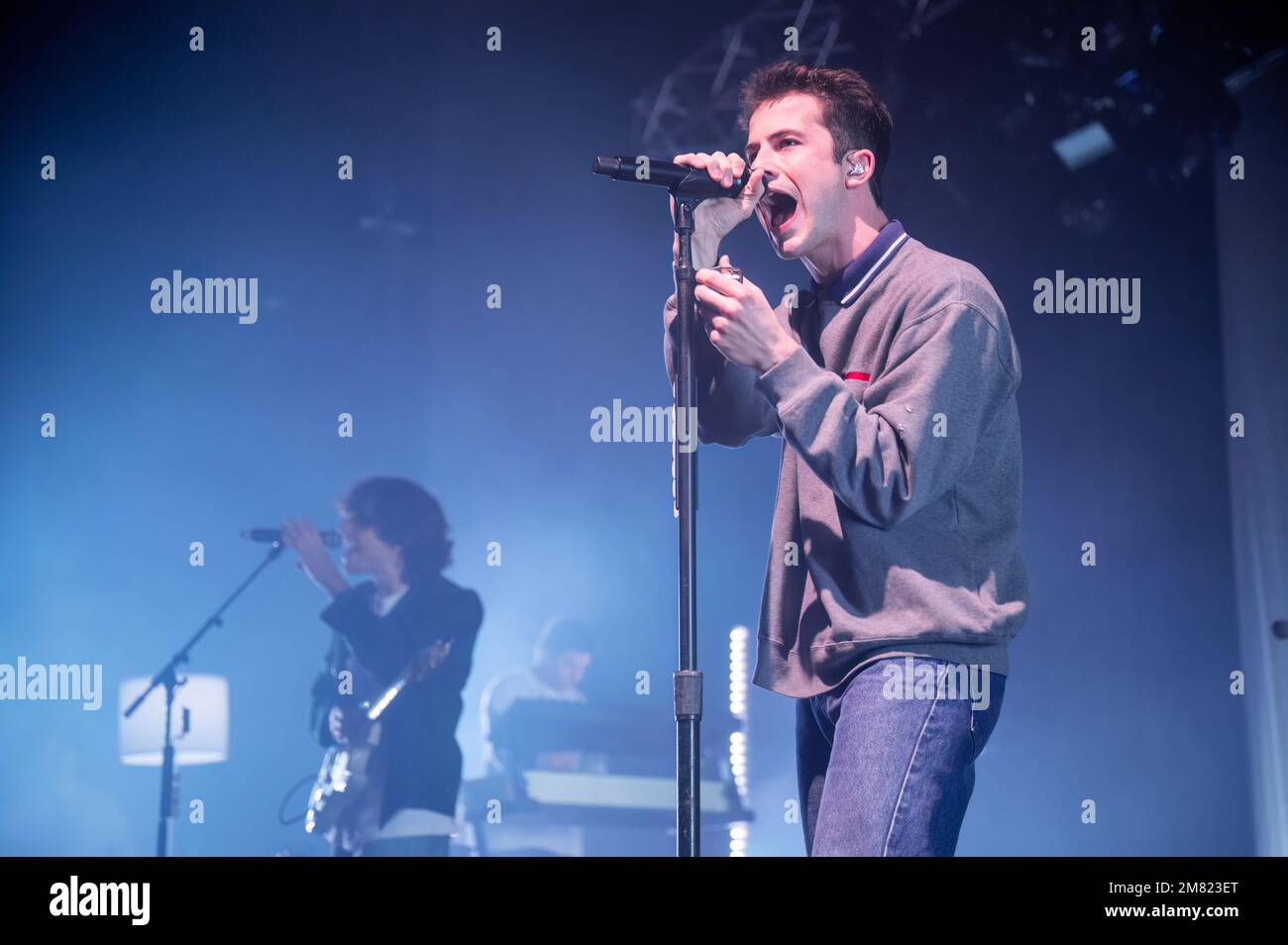 Manchester, UK. 11th AJanuary 2023. Dylan Minnette, Braeden Lemasters ...