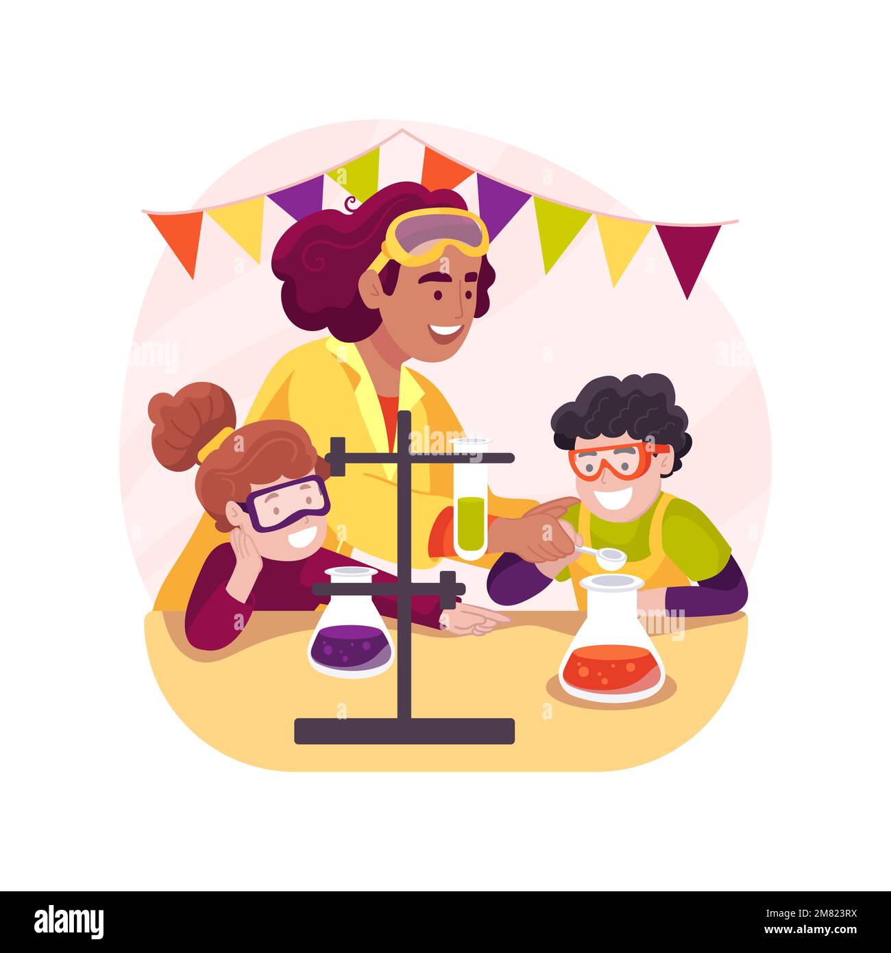 Science class isolated cartoon vector illustration Stock Vector Image & Art - Alamy