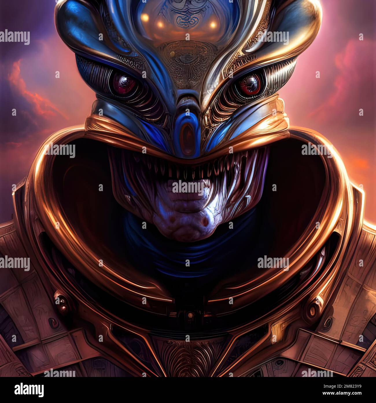 Realistic alien portrait hi-res stock photography and images - Alamy