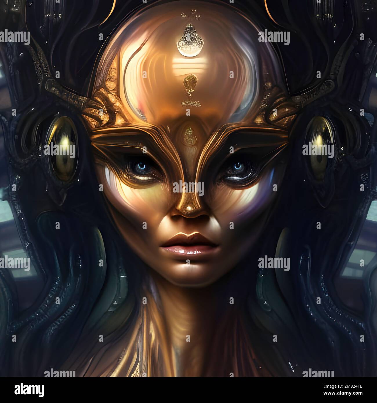 Aliens illustration hi-res stock photography and images - Alamy