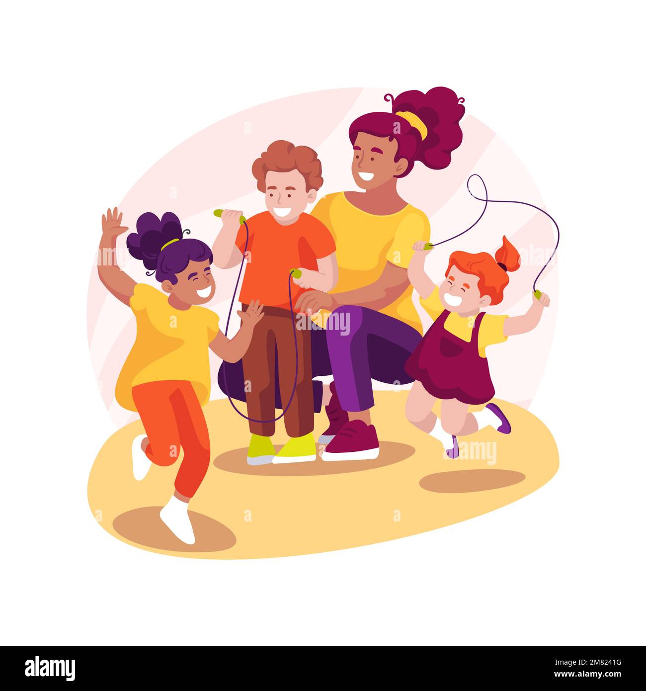 Cardio motion activity isolated cartoon vector illustration Stock ...