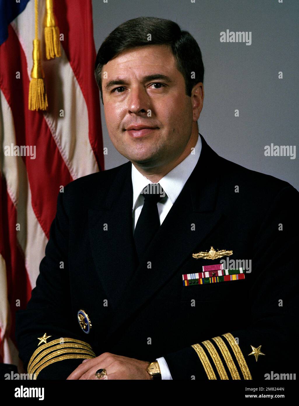 Captain Fred R. Demech, USN (uncovered). Country: Unknown Stock Photo ...