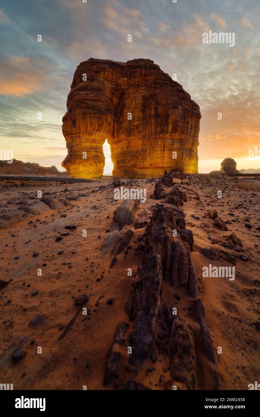 Elephant Rock in Al-Ula Saudi Arabia in January 2022 Stock Photo - Alamy