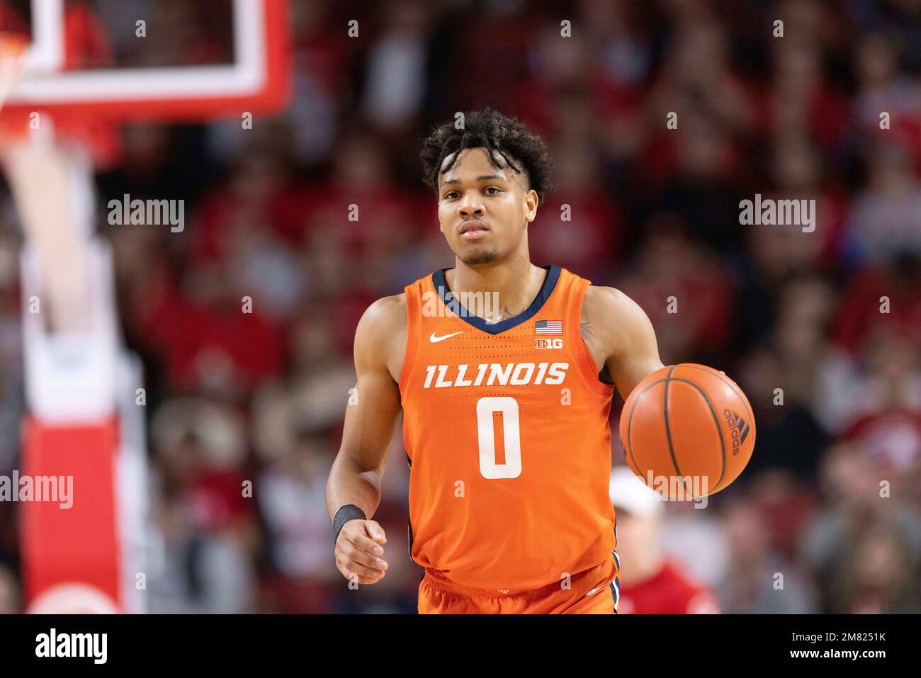 Illinois' Terrence Shannon Jr. (0) plays against Nebraska during the ...