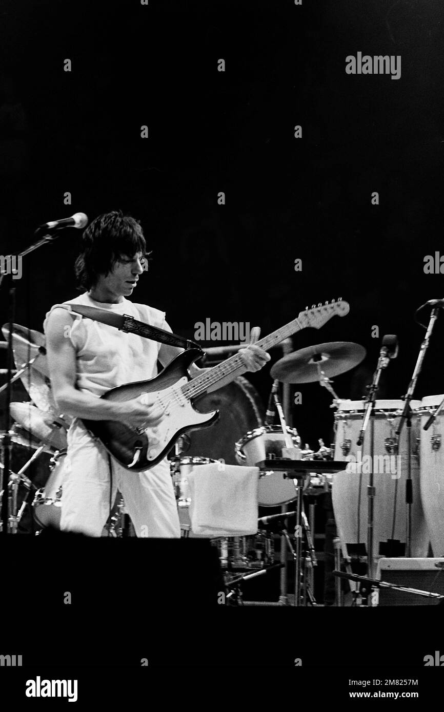 Jeff Beck in Concert during the ARMS tour in Los Angeles, California on ...