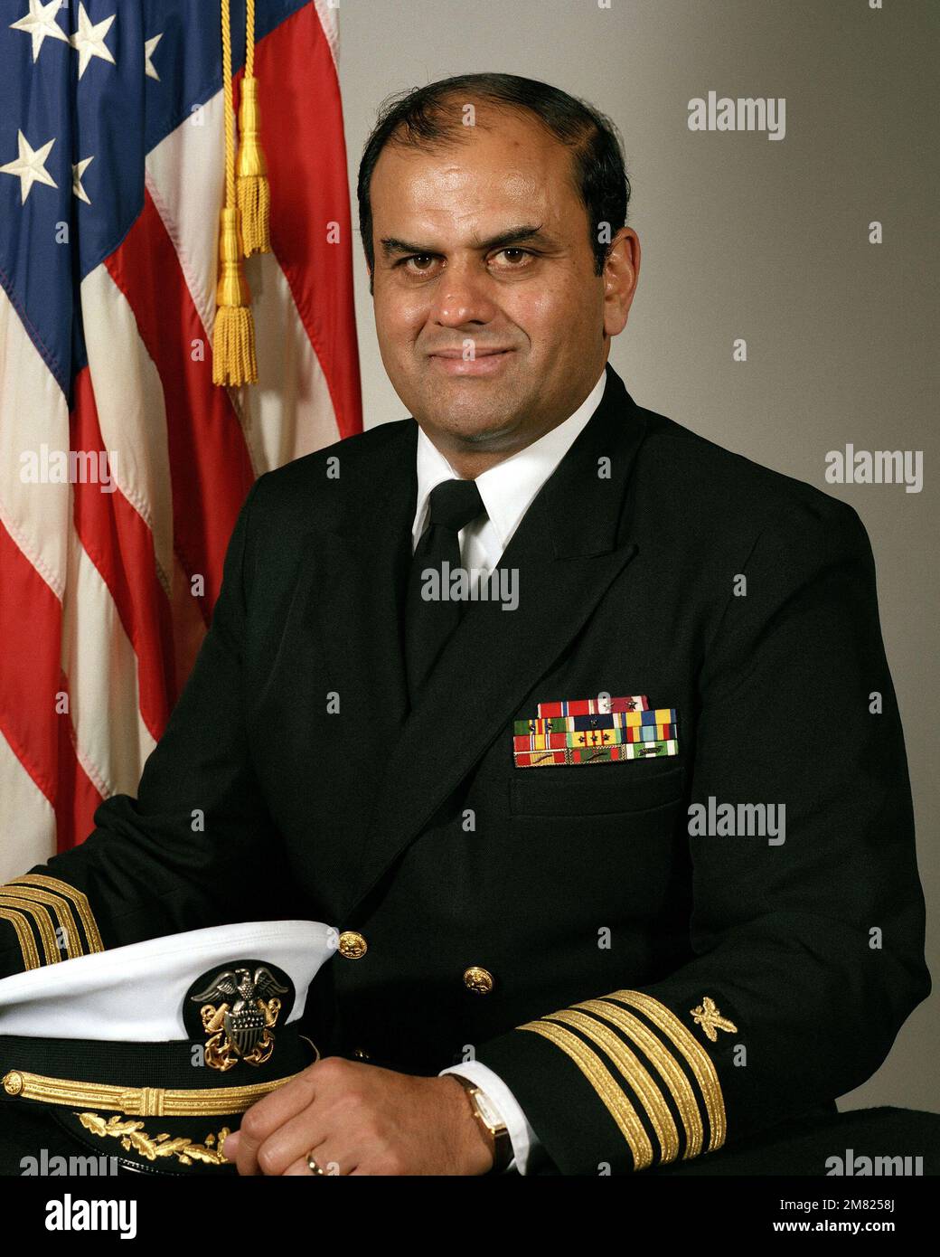 Captain Ray R. Sareeram, USN (uncovered). Country: Unknown Stock Photo ...