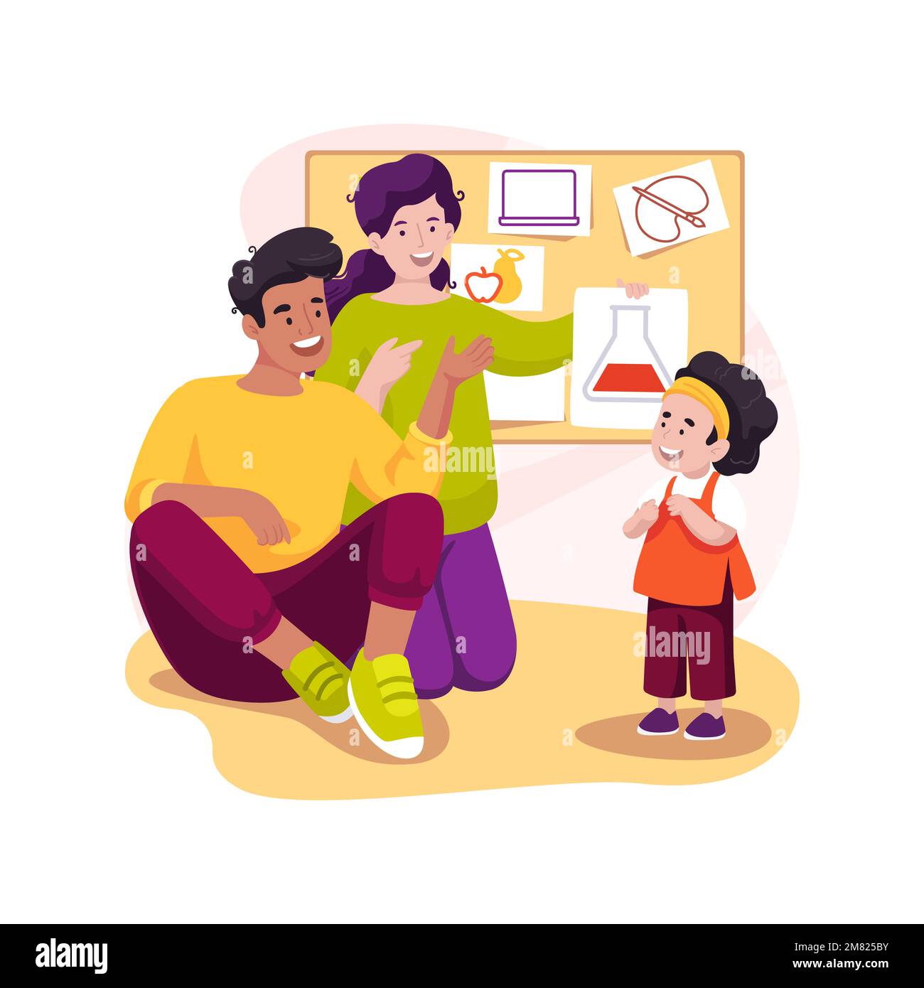 Create flexible curricula isolated cartoon vector illustration Stock ...