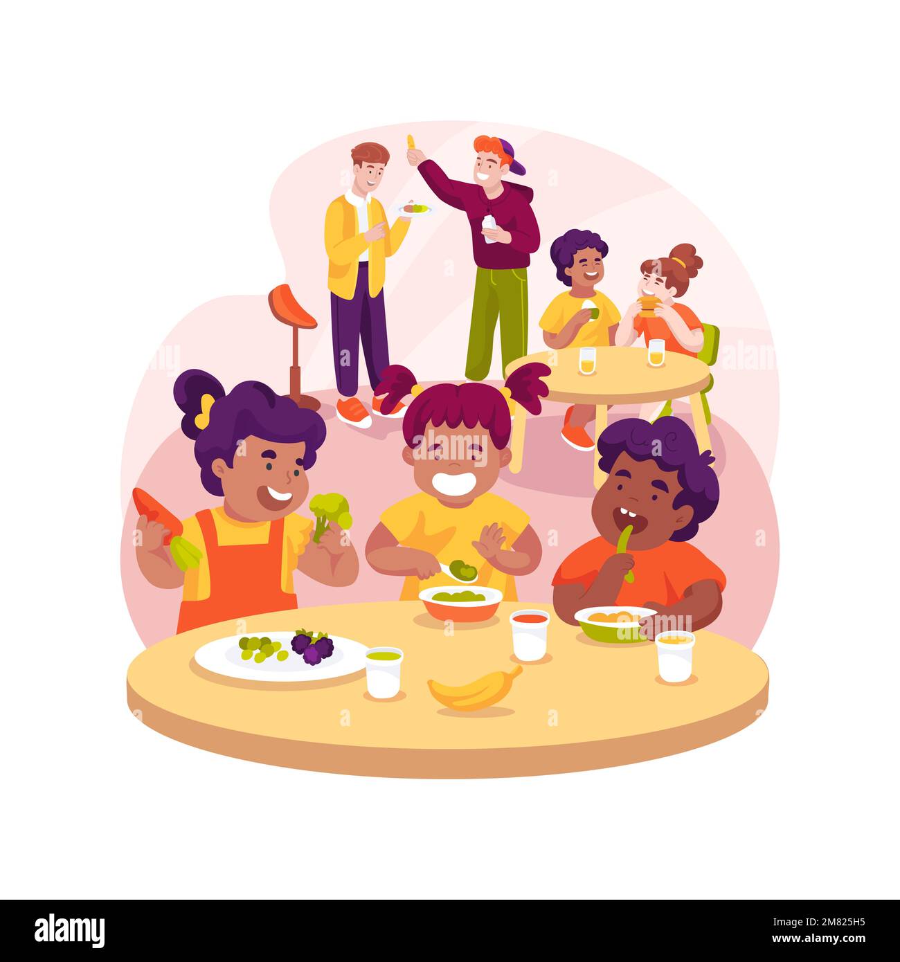 Dining hall isolated cartoon vector illustration Stock Vector Image ... Dining hall isolated cartoon vector illustration Stock Vector Image ...