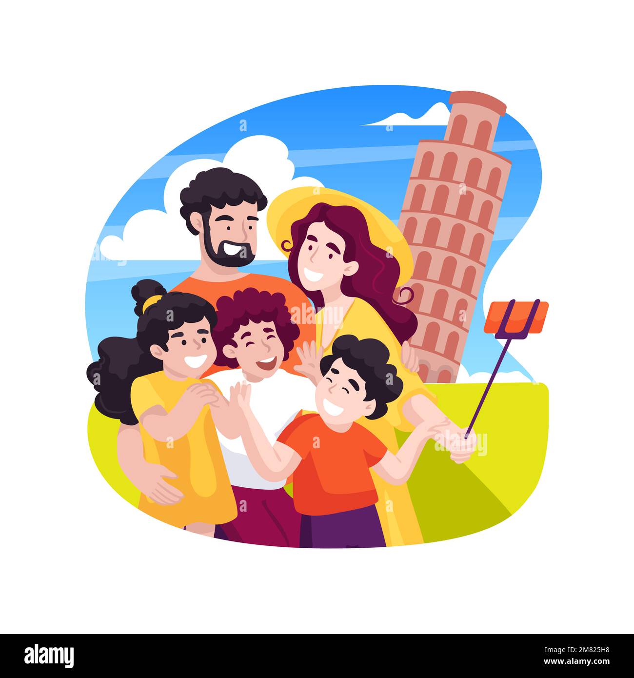 Field trips to local attractions isolated cartoon vector illustration ...