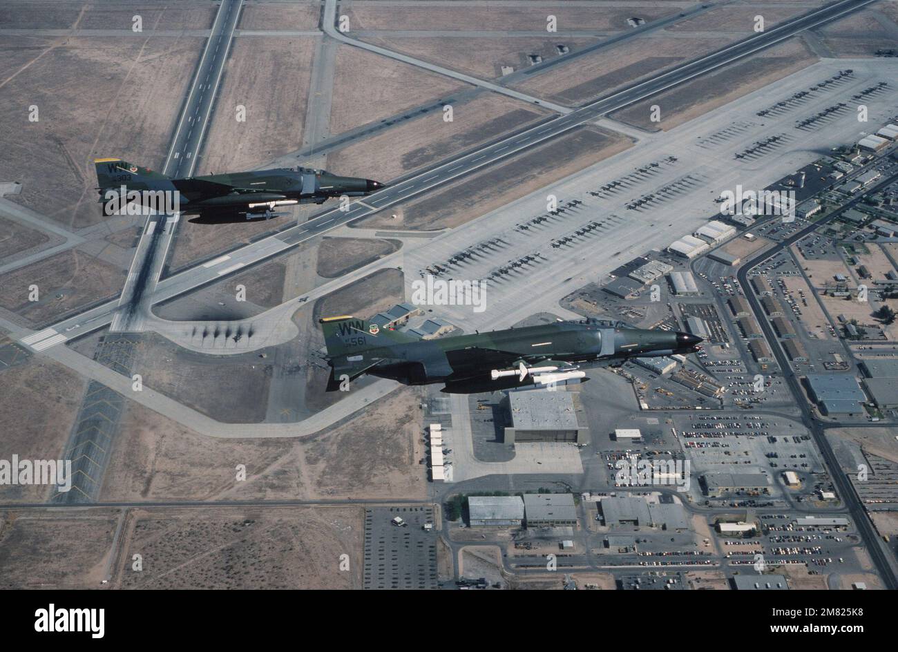 A right side view of an F-4G Advanced Wild Weasel Phantom II. The 561st ...