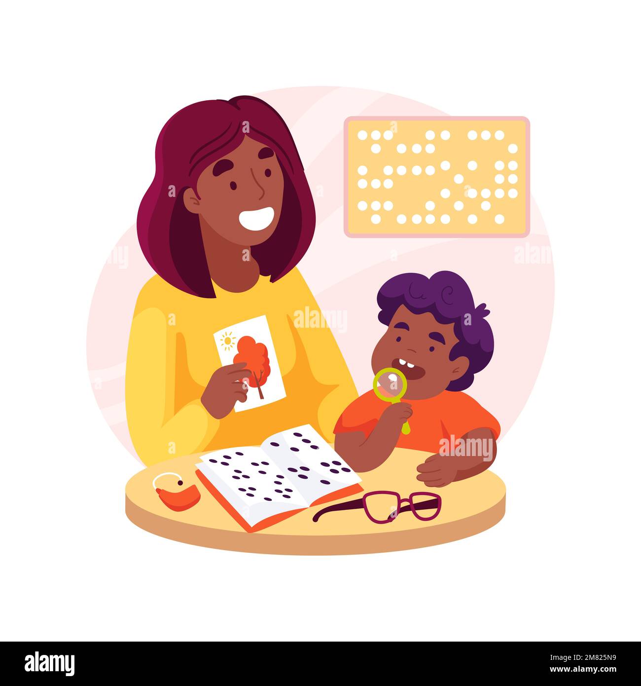 Use of specific equipment isolated cartoon vector illustration Stock ...