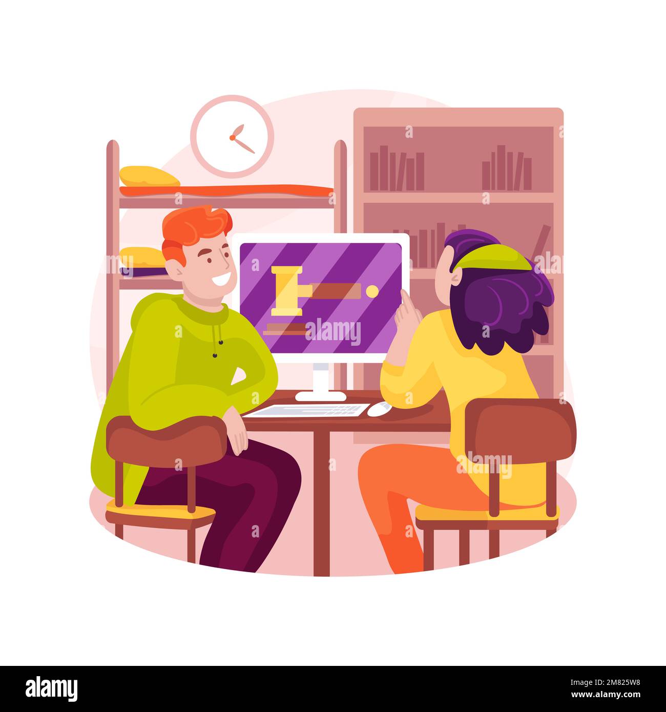 Campus life isolated cartoon vector illustration Stock Vector Image & Art - Alamy