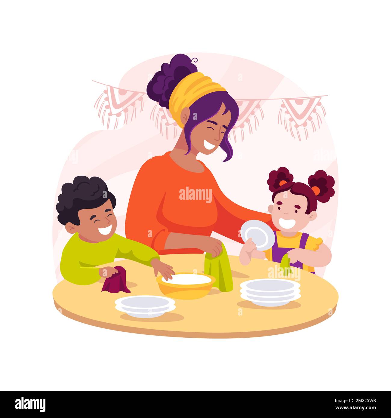 Learning Practical Skills Isolated Cartoon Vector Illustration Stock