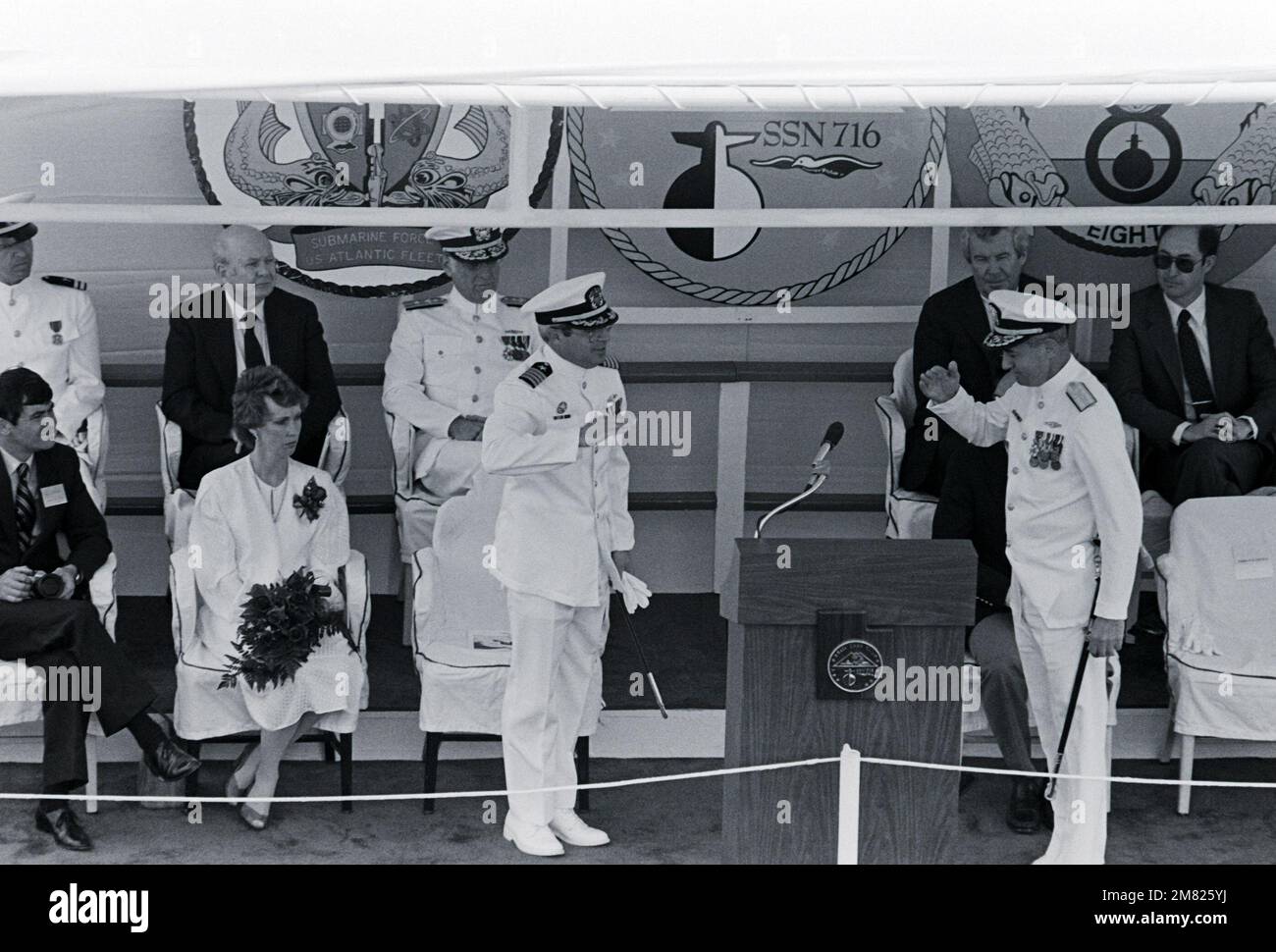 Rear Admiral Stanley G. Catola, Commander Submarine Group Six ...