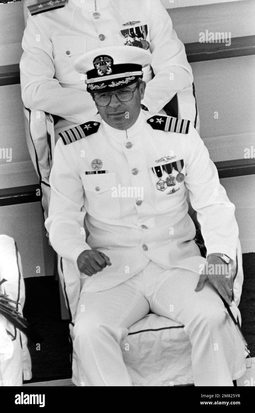Captain Richard I. Itkin, Commanding Officer of the nuclear-powered ...