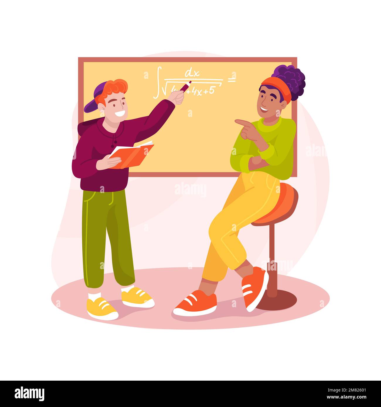 Calculus isolated cartoon vector illustration Stock Vector Image & Art ...