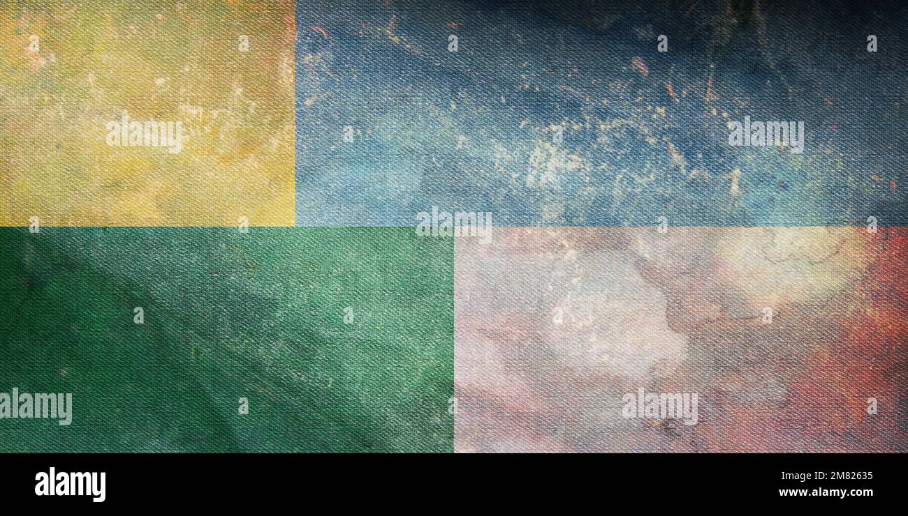 Top view of flag Juan de Acosta, Atlantico Colombia. Colombian travel ...