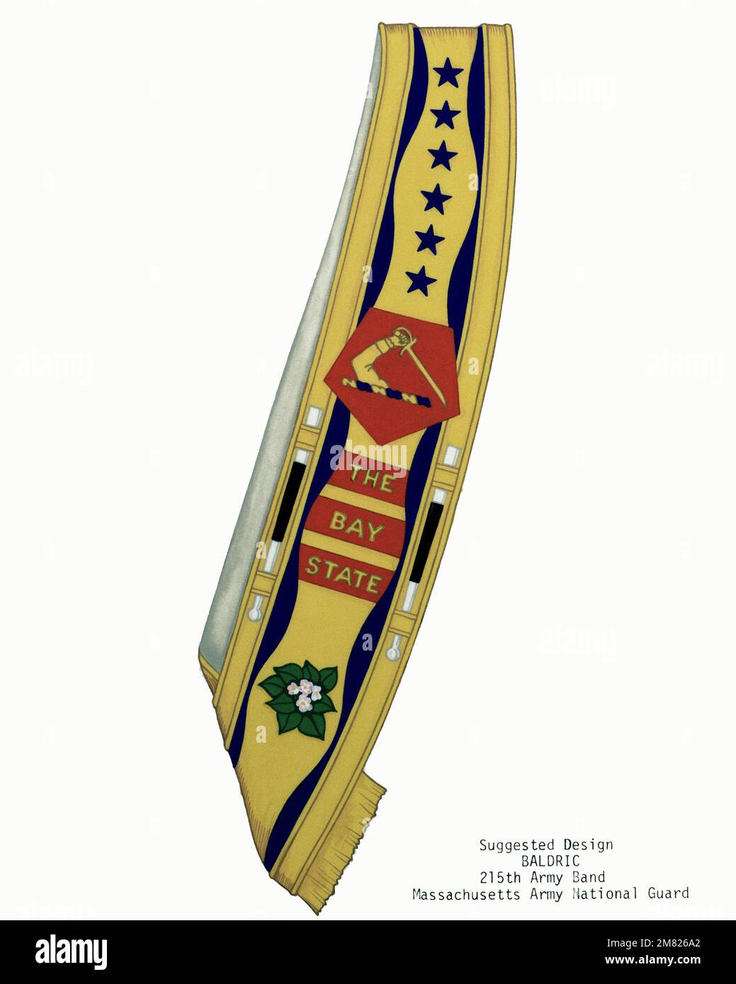 The baldric design for the 215th Army Band, Massachusetts Army National ... The baldric design for the 215th Army Band, Massachusetts Army National ...