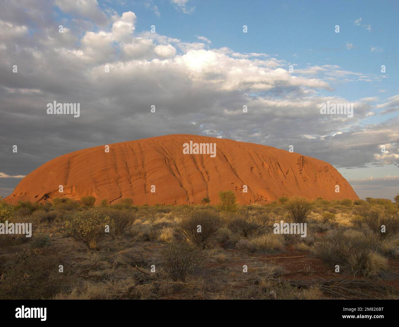 The largest monolith on earth, Ayers Rock in Australia Stock Photo - Alamy