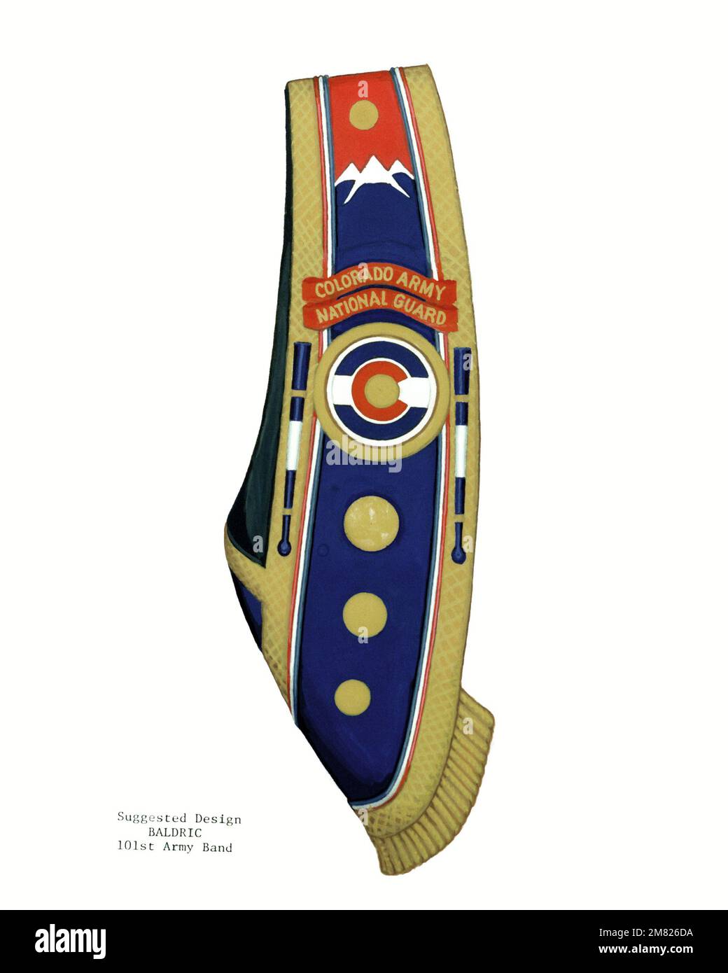 The baldric design for the 101st Army Band. Country: Unknown Stock ... The baldric design for the 101st Army Band. Country: Unknown Stock ...