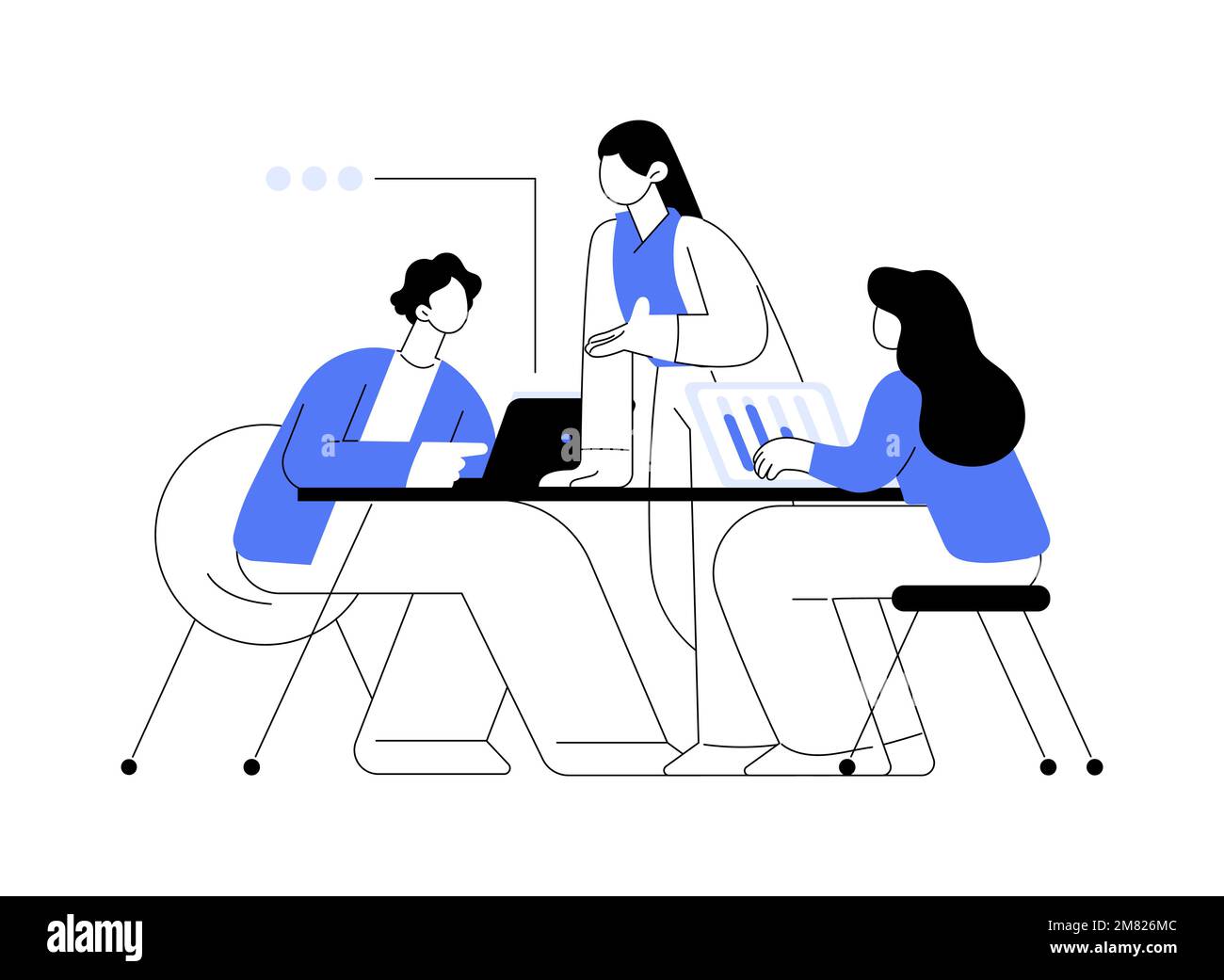 Coworking abstract concept vector illustration Stock Vector Image & Art ...