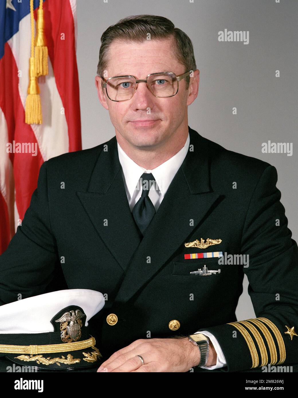 Captain Wallace N. Guthrie, USN (uncovered). Country: Unknown Stock ...