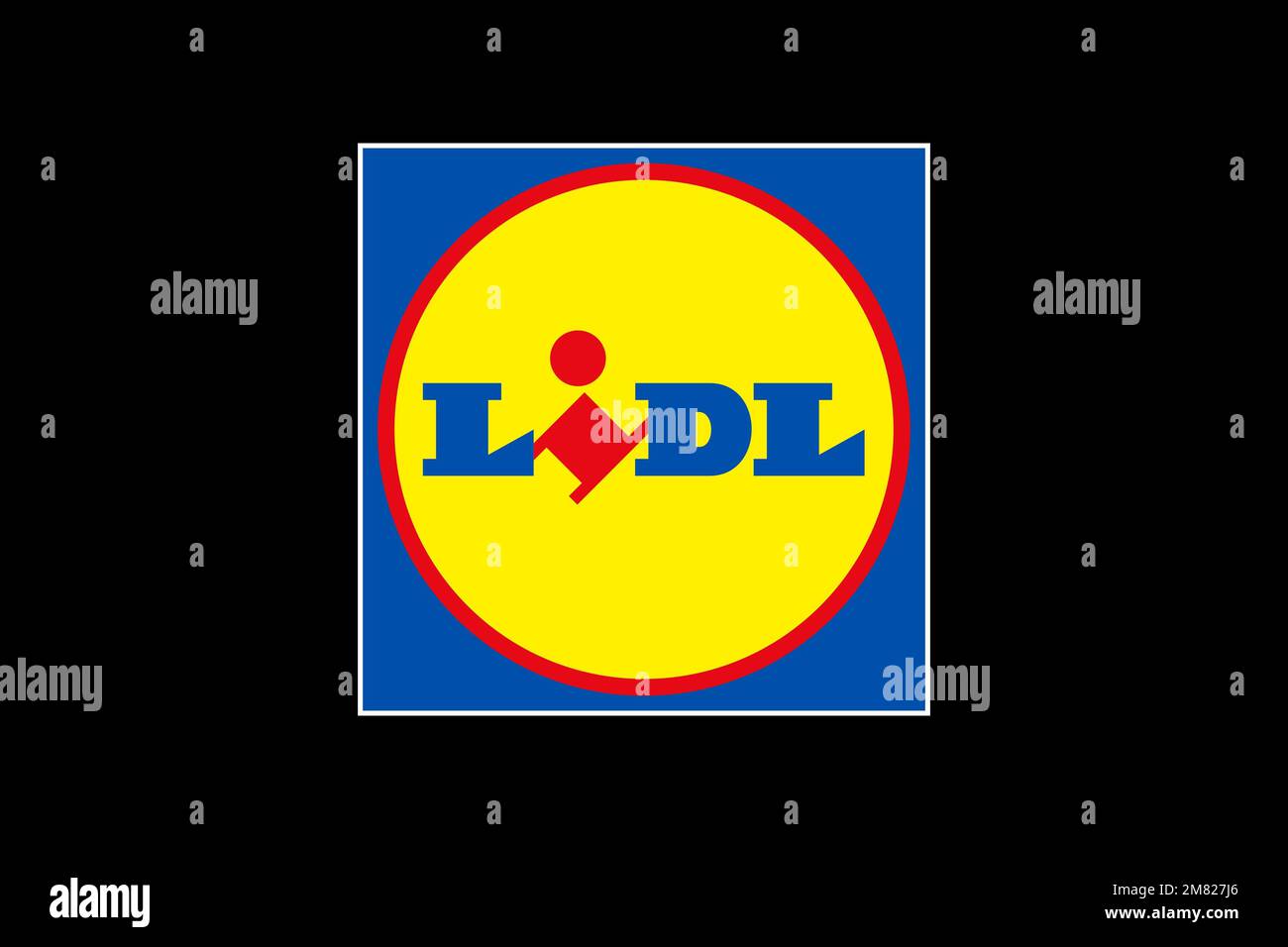 Lidl, Logo, Black background Stock Photo - Alamy