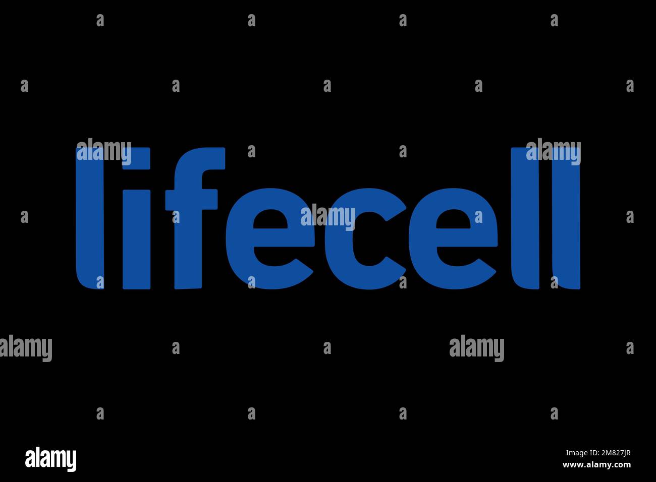 Lifecell, Logo, Black background Stock Photo - Alamy