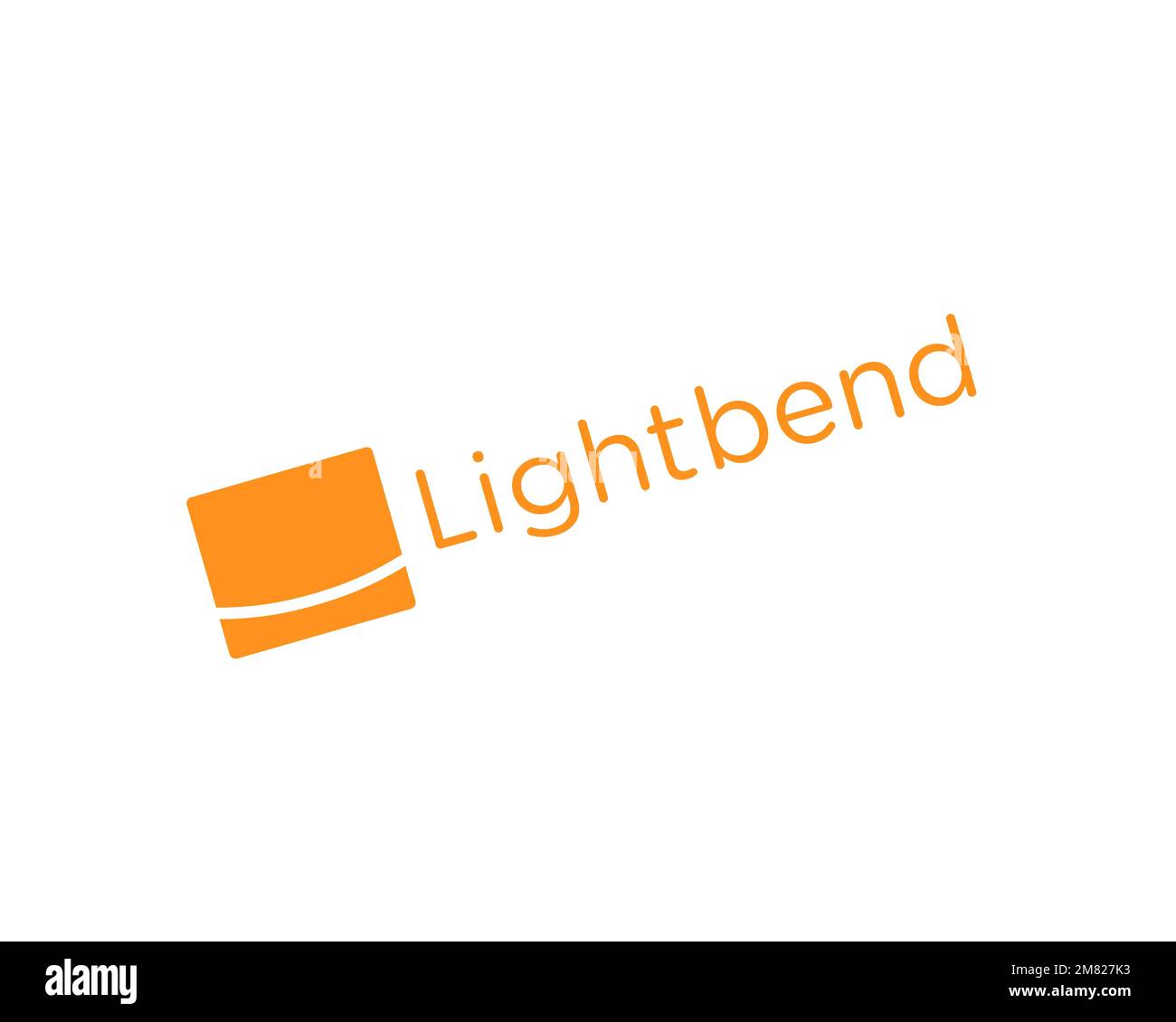Lightbend, rotated logo, white background Stock Photo - Alamy