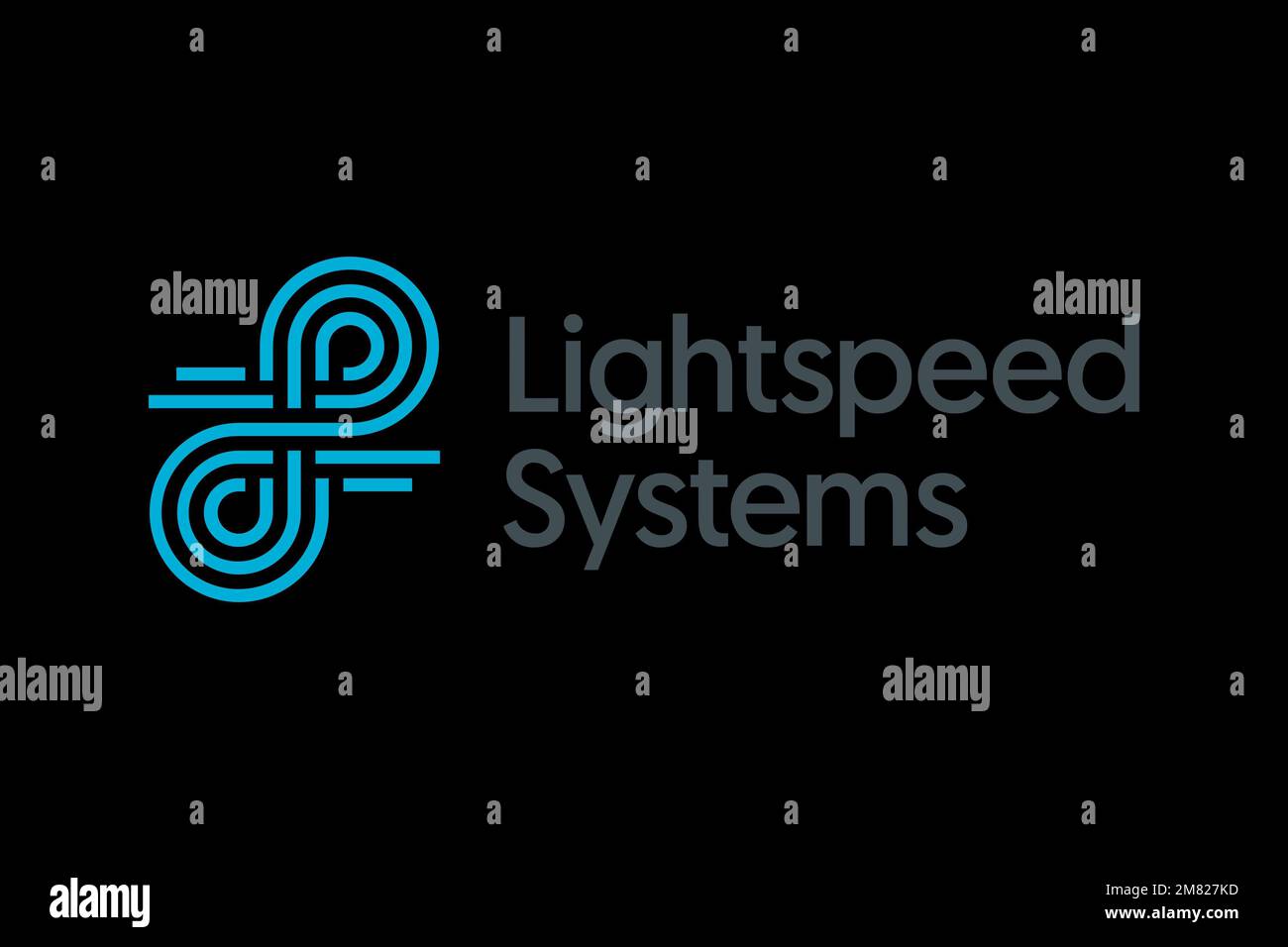 Lightspeed Systems, Logo, Black background Stock Photo - Alamy