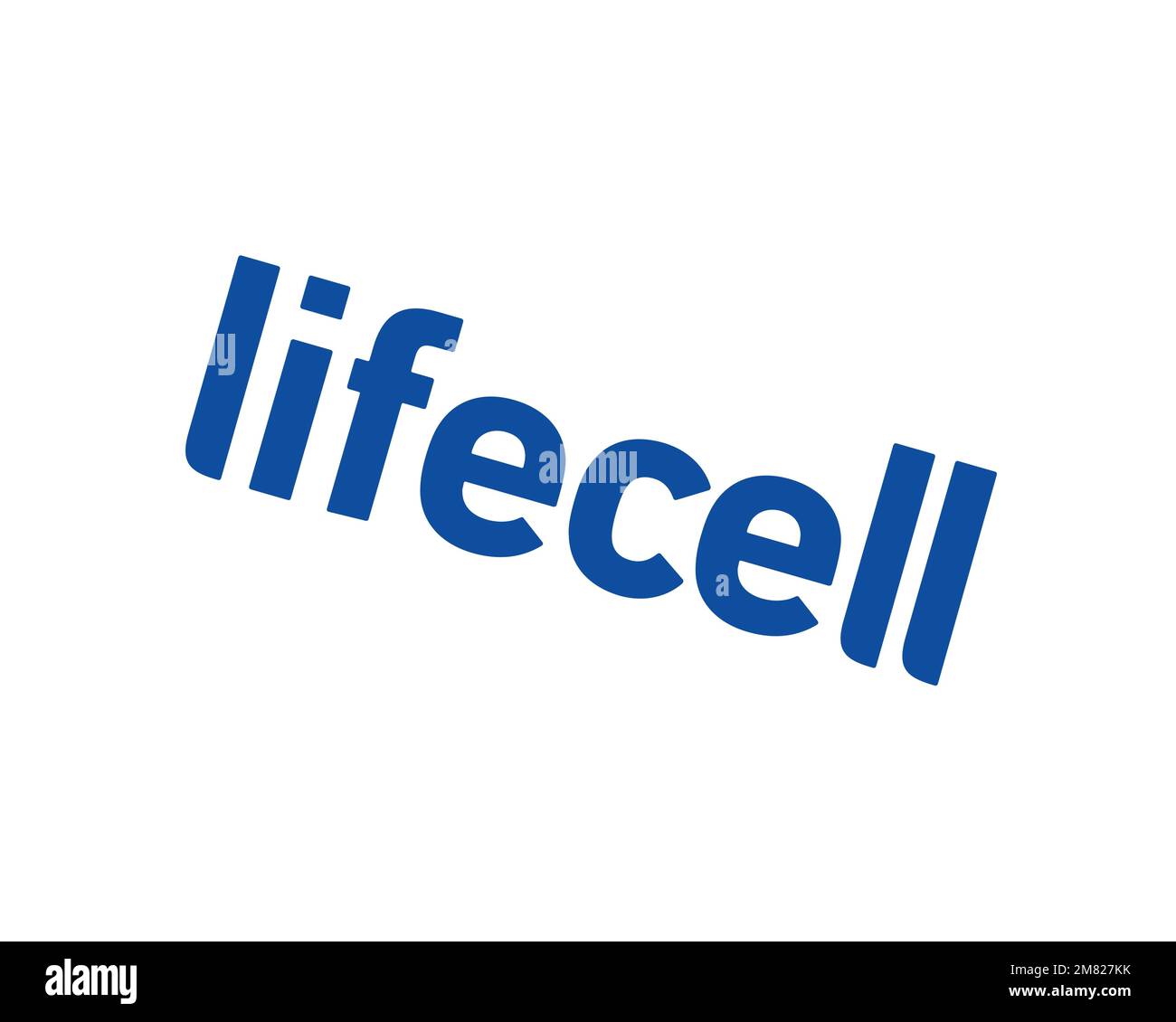Lifecell, rotated logo, white background B Stock Photo - Alamy
