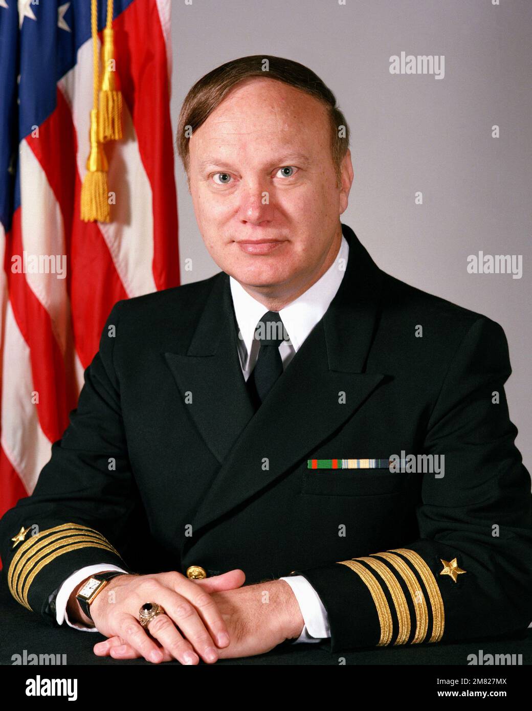 Captain Frederick R. Larsen, USN (uncovered). Country: Unknown Stock Photo - Alamy