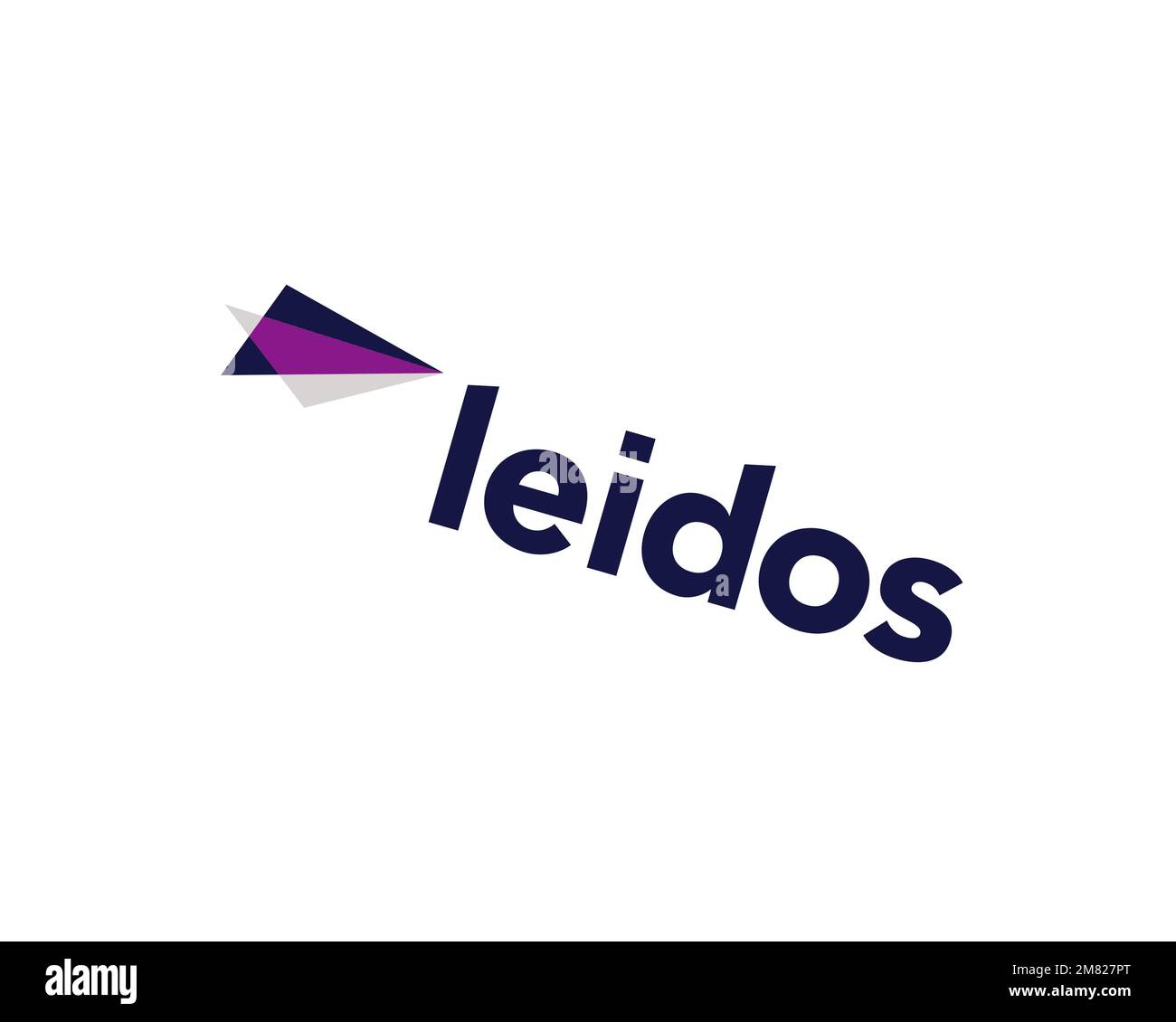 Leidos, rotated logo, white background B Stock Photo - Alamy