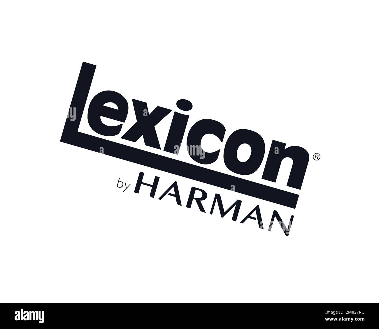 Lexicon company, rotated logo, white background B Stock Photo - Alamy