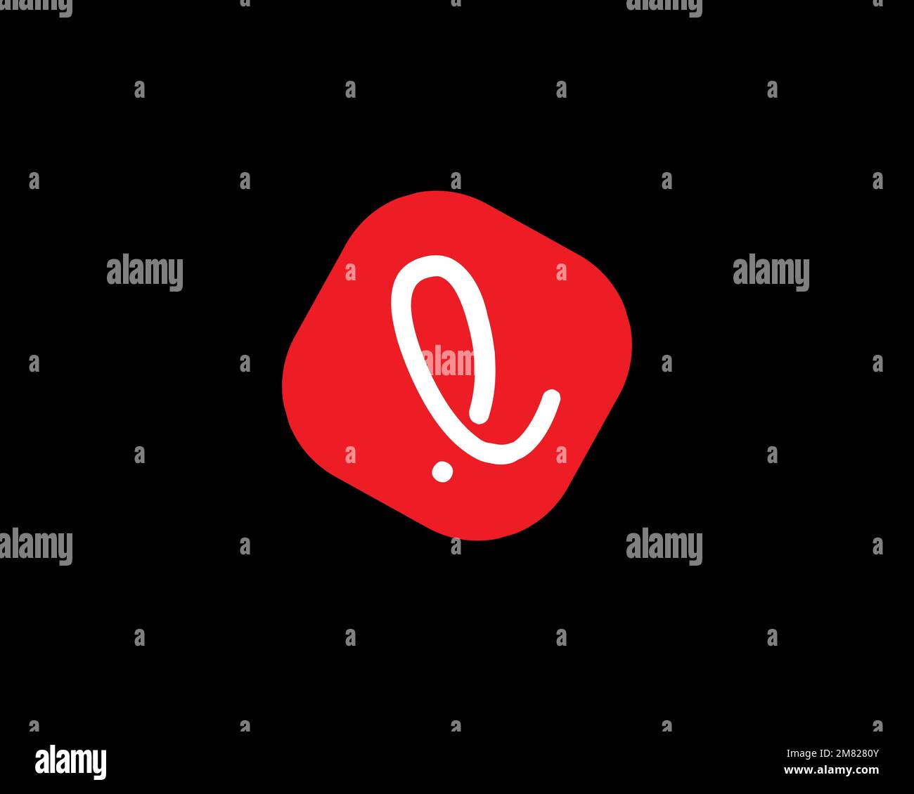 Lotte Confectionery, rotated logo, black background Stock Photo - Alamy