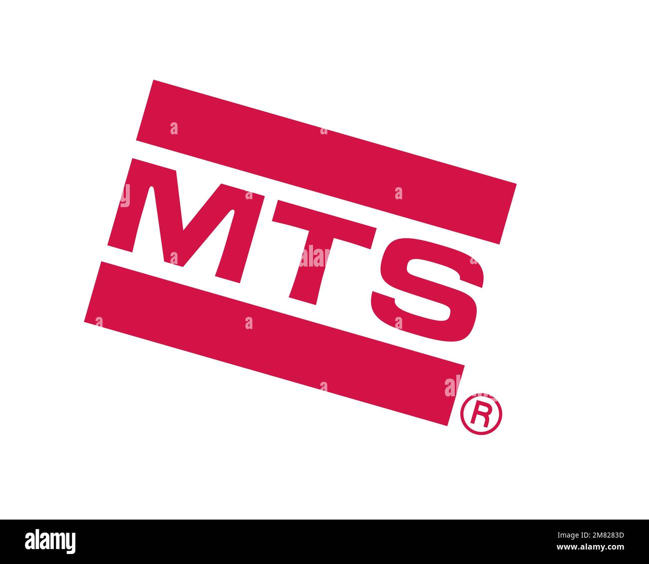 MTS Systems Corporation, rotated logo, white background B Stock Photo ...